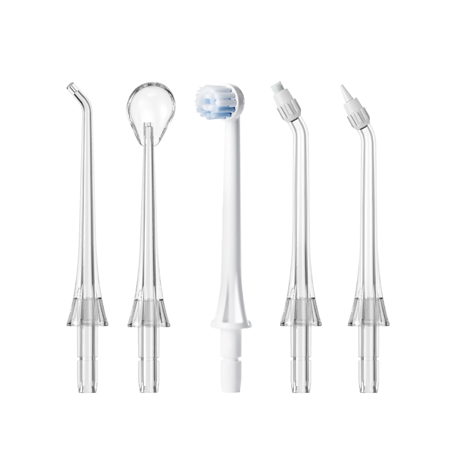 Комплект резервни глави за зъбен душ Jetflow M1 And M3 5 броя Прозрачен
