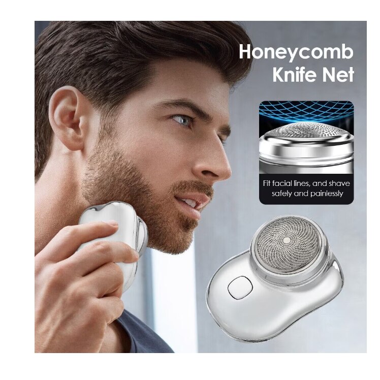 Mini Aparat De Ras Electric, USB, Saiconcept®, Portabil, Argintiu - eMAG.ro