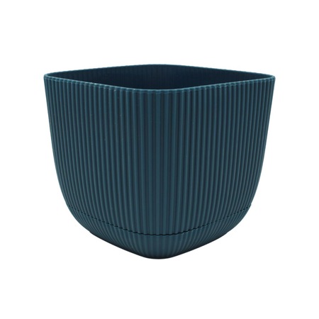 Ghiveci pentru flori 1800 ml plastic turcoaz - eMAG.ro