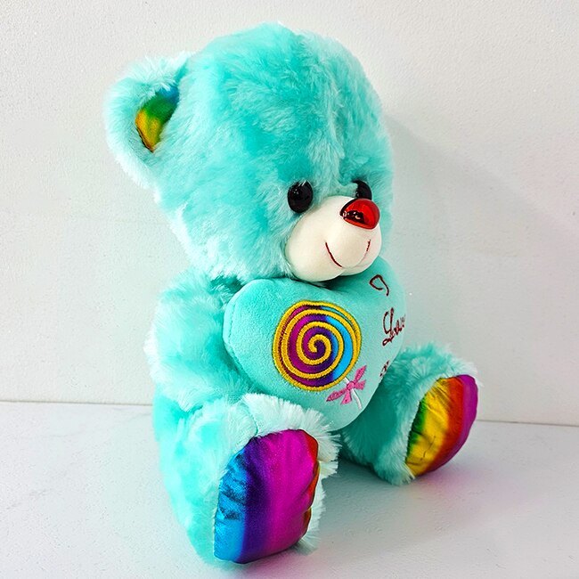 Ursulet de plus Velve, BUBU, cu inimioara, sunete de iubire si imprimeu ...