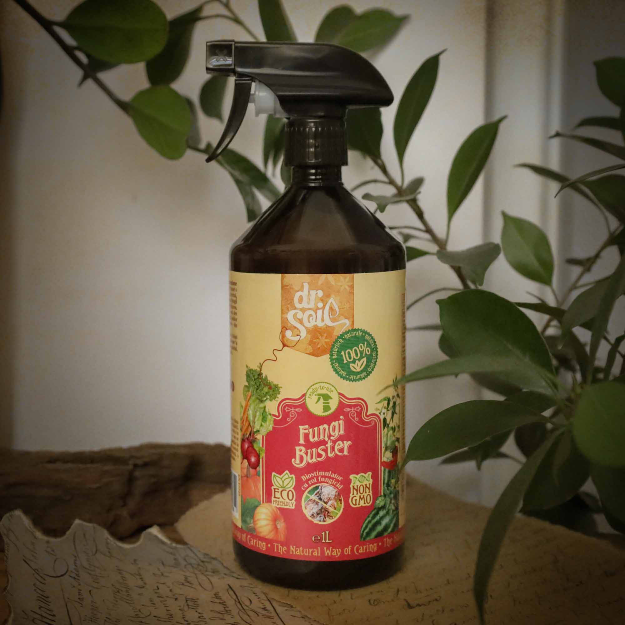 Biostimulator anti-fungic Dr.Soil FUNGI BUSTER, solutie gata de ...