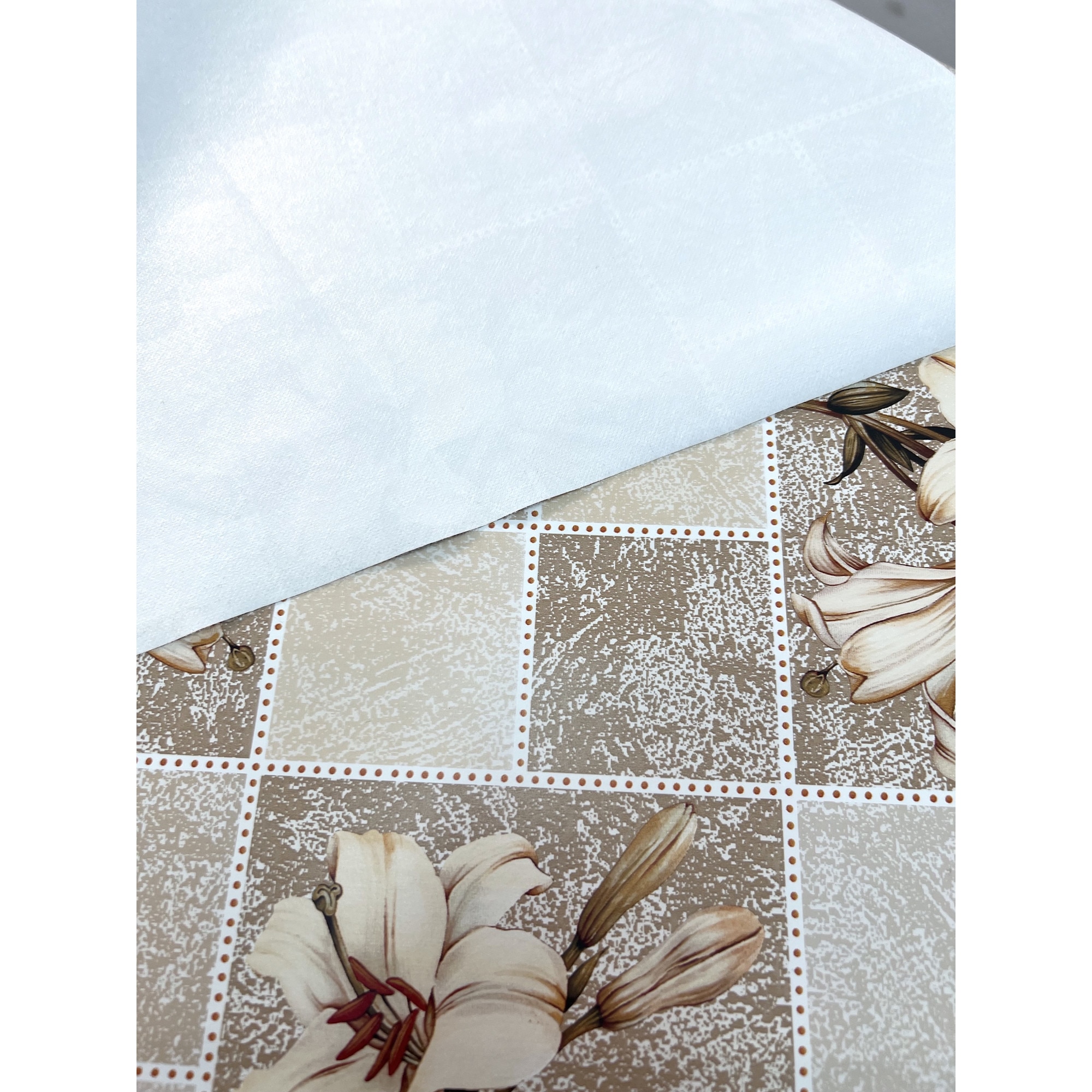 Fata de masa tip musama, Crin bej 140 x 150 - eMAG.ro