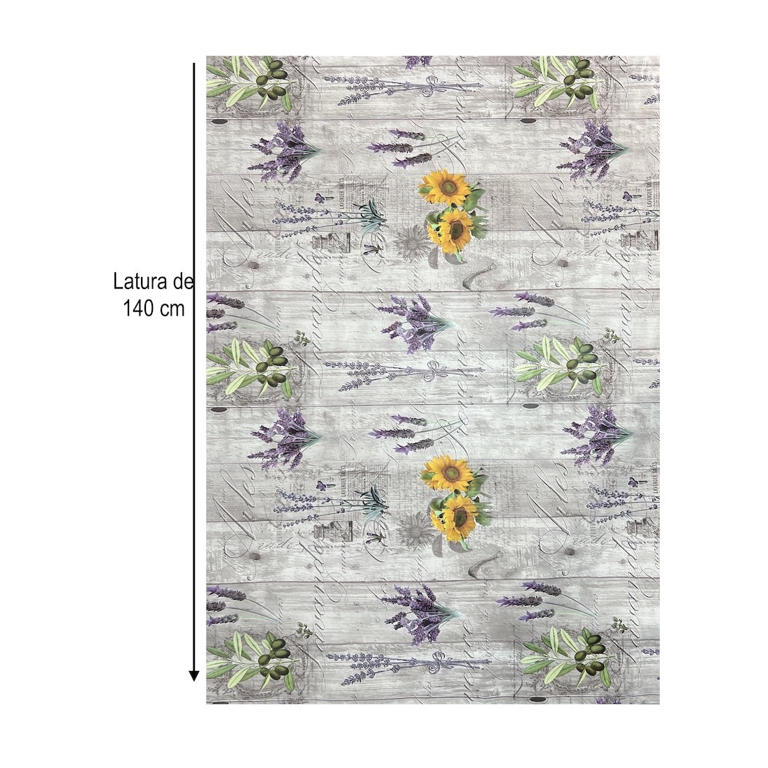 Fata de masa tip musama, Lavanda gri, 120 x 140 - eMAG.ro