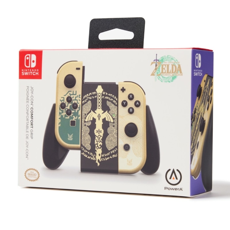 Prindere Joy-Con, PowerA Comfort Grip, Nintendo Switch, Zelda: Decayed ...