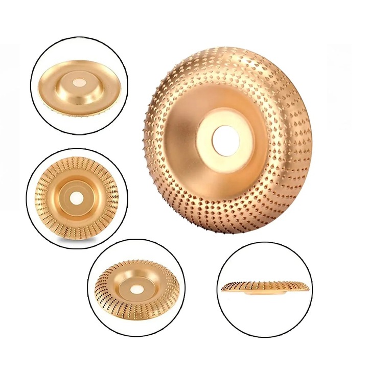 Disc rotunjit cu raspel pentru polizor unghiular-flex, diametru 125 mm ...