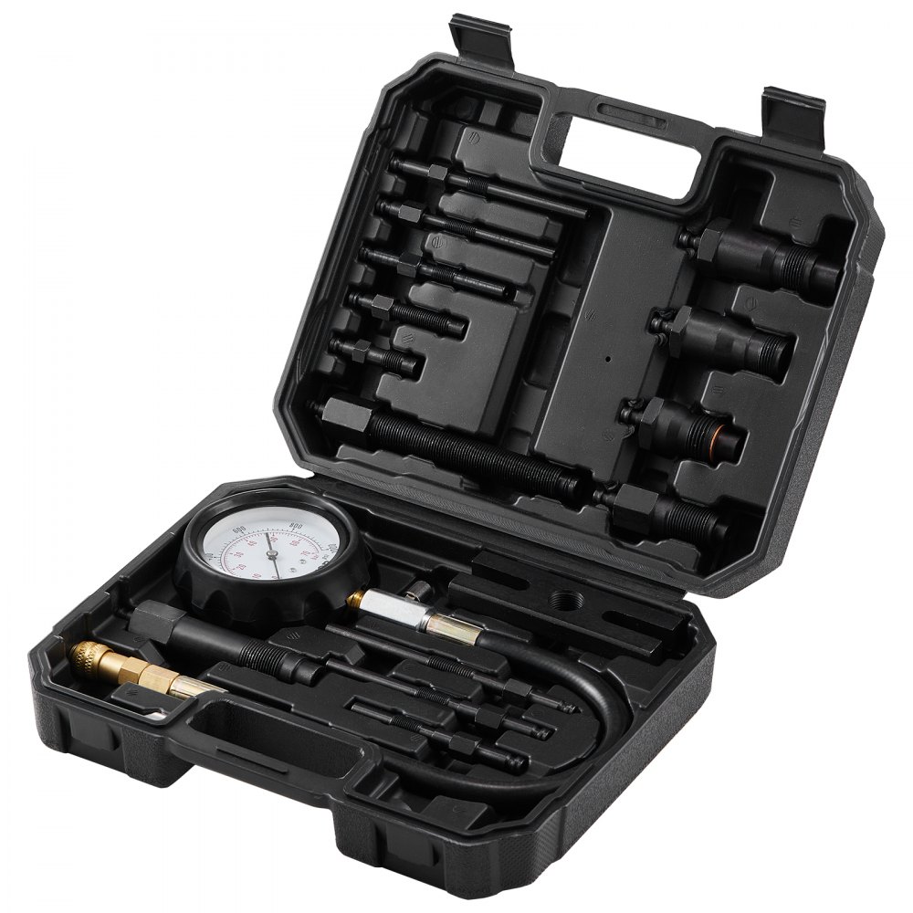 Tester Compresie Pentru Motor Diesel, 18 Piese, Cu Manometru Si ...