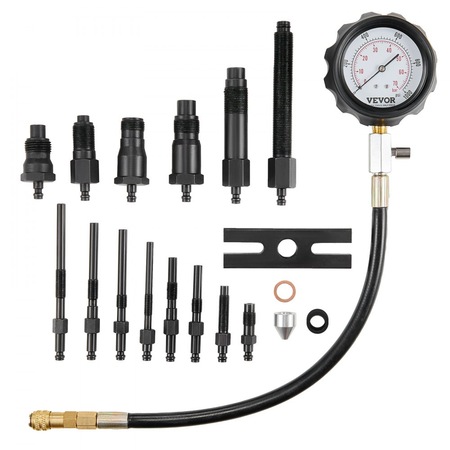 Tester Compresie Pentru Motor Diesel, 18 Piese, Cu Manometru Si ...