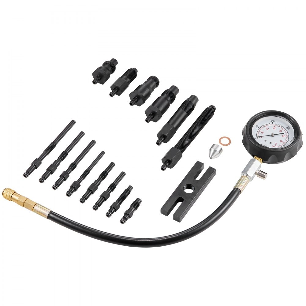Tester Compresie Pentru Motor Diesel, 18 Piese, Cu Manometru Si ...