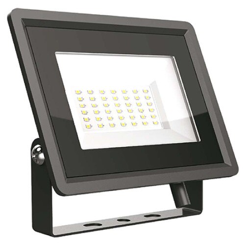 Proiector LED V-tac, 30W, 2510 lm, lumina rece, 6500K, IP65, negru - eMAG.ro