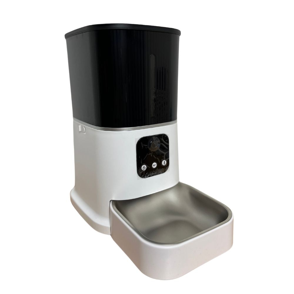 Автоматична хранилка за кучета и котки с капацитет 6L, Wifi, видео ...