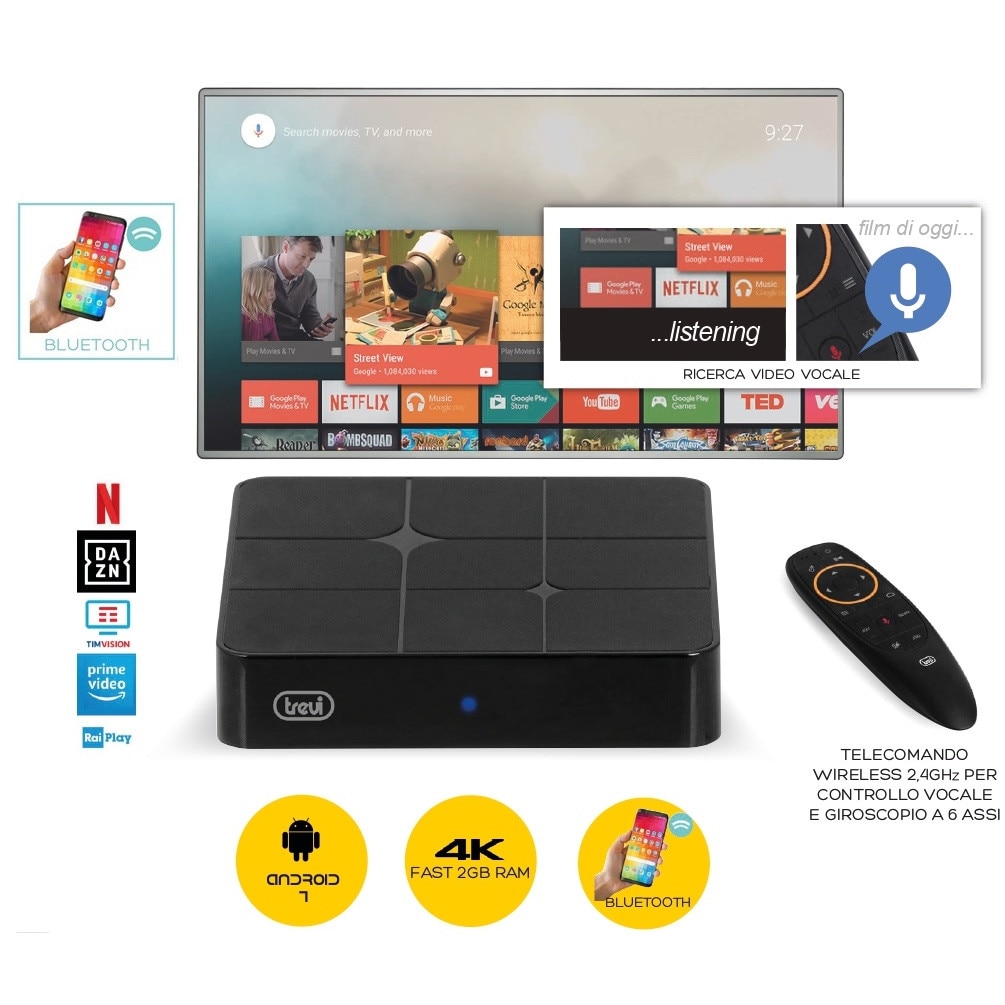 Trevi Smart TV BOX IP360SB receiver adaptor telefon android- tvsmart cu ...