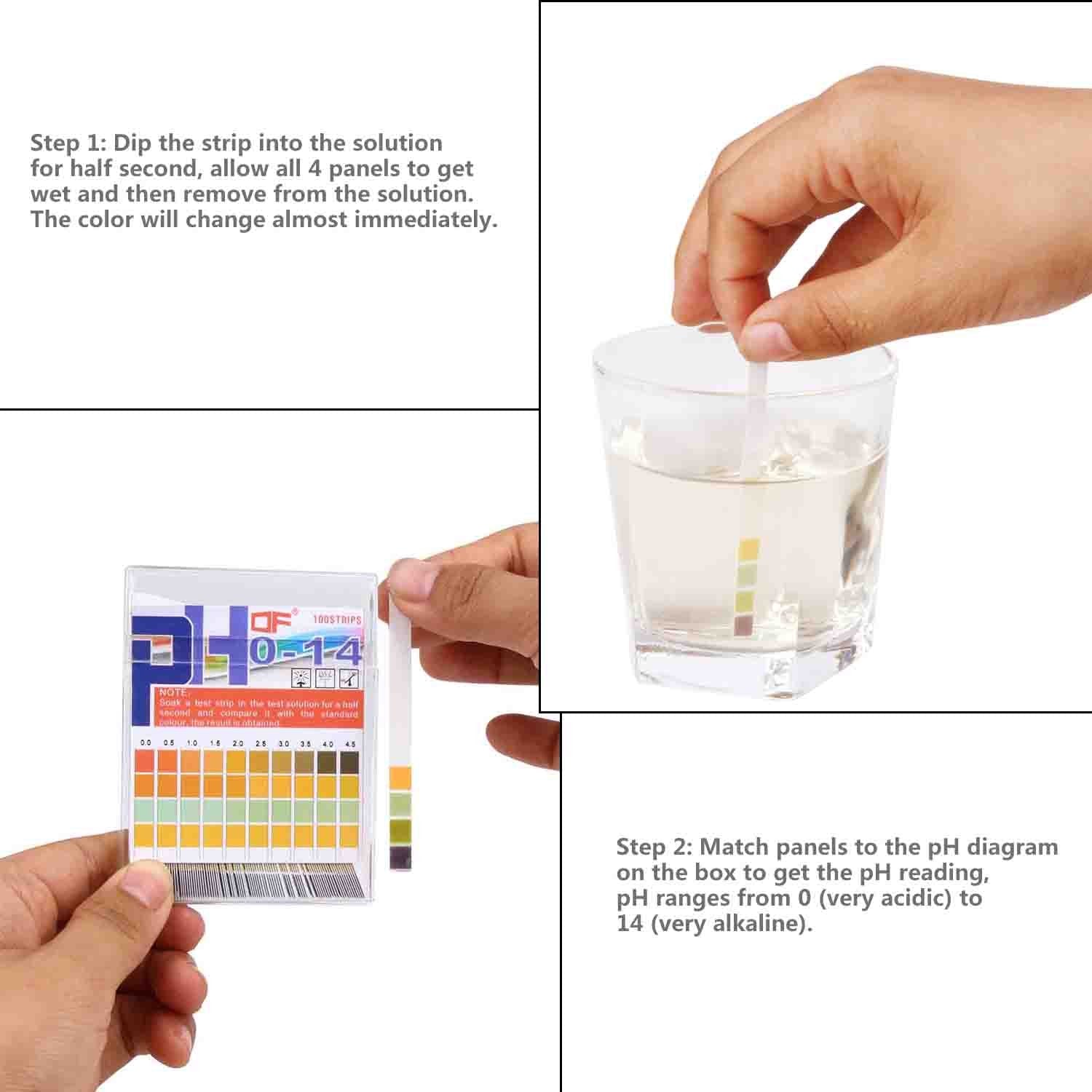 Set 200 benzi testare apa, JESWO, Pentru PH, Multicolor - eMAG.ro
