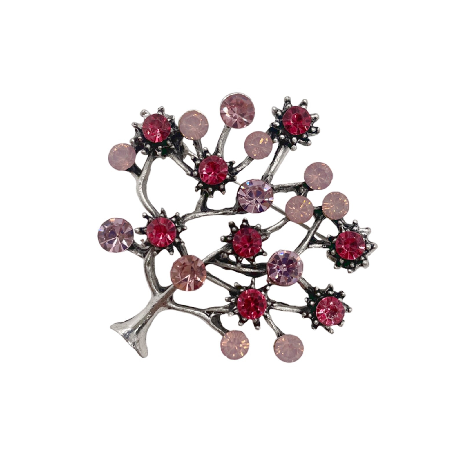 Brosa Copacul Vietii Tora 4cm, Argintiu, Metal - eMAG.ro