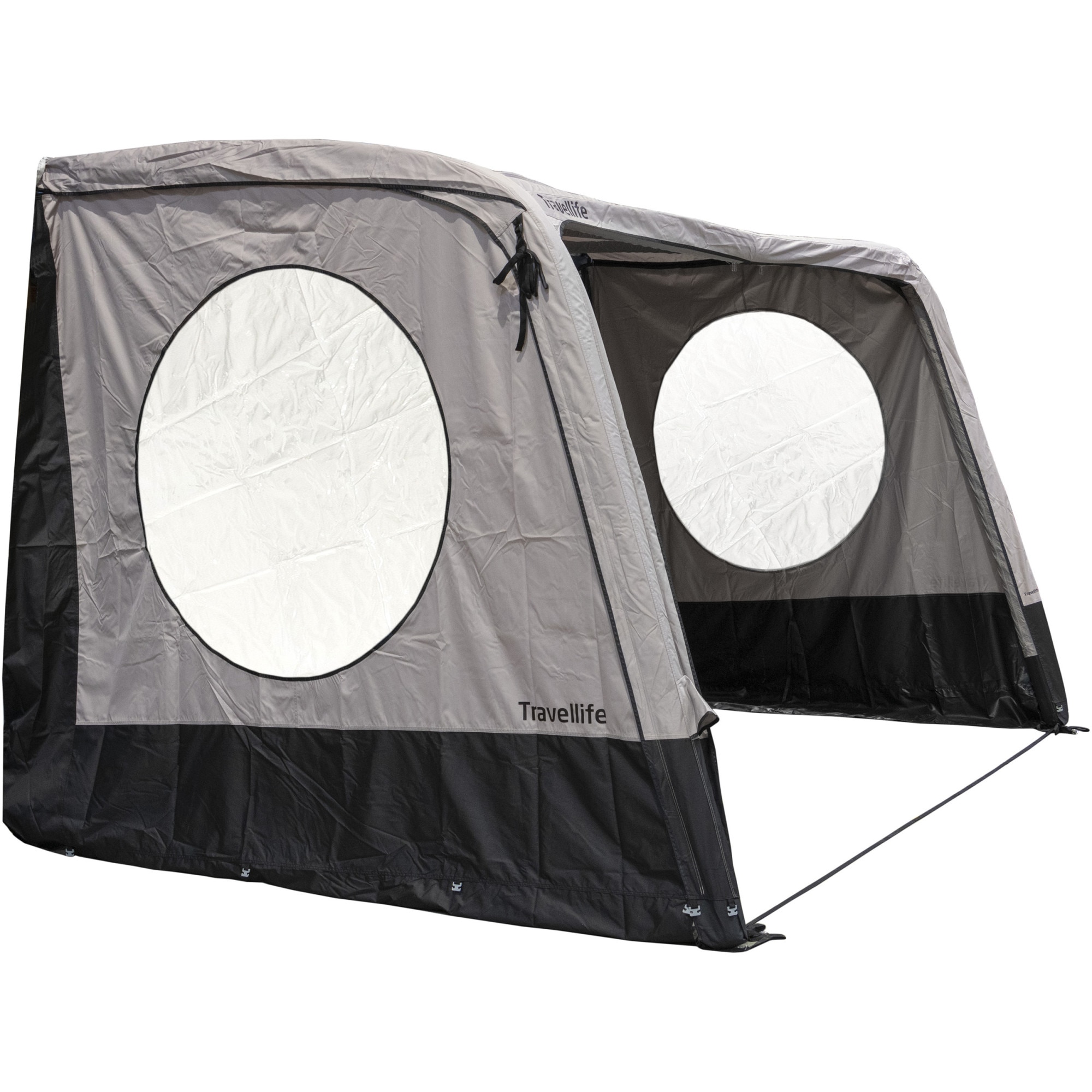 Pavilion gonflabil pentru rulota Travellife Texel, 251x360x254 cm, bej ...