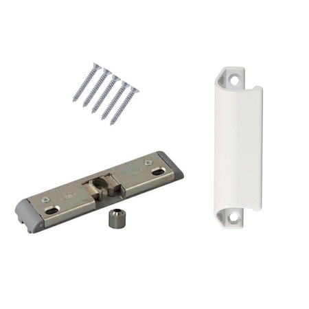 Kit sistem de inchidere usa balcon, luxpvc, cu bila si maner tip scoica ...