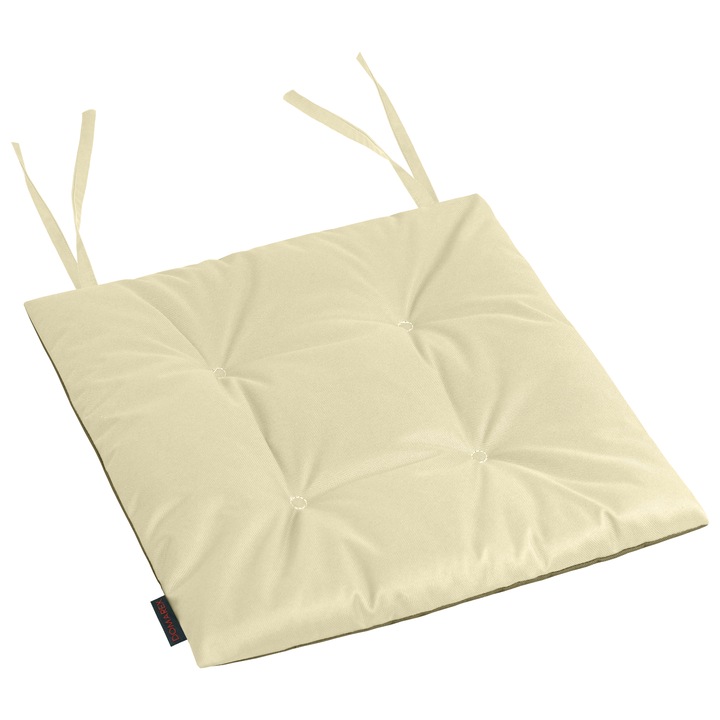 Perna decorativa pentru scaun de gradina, Domarex, Impermeabila, Bej ...