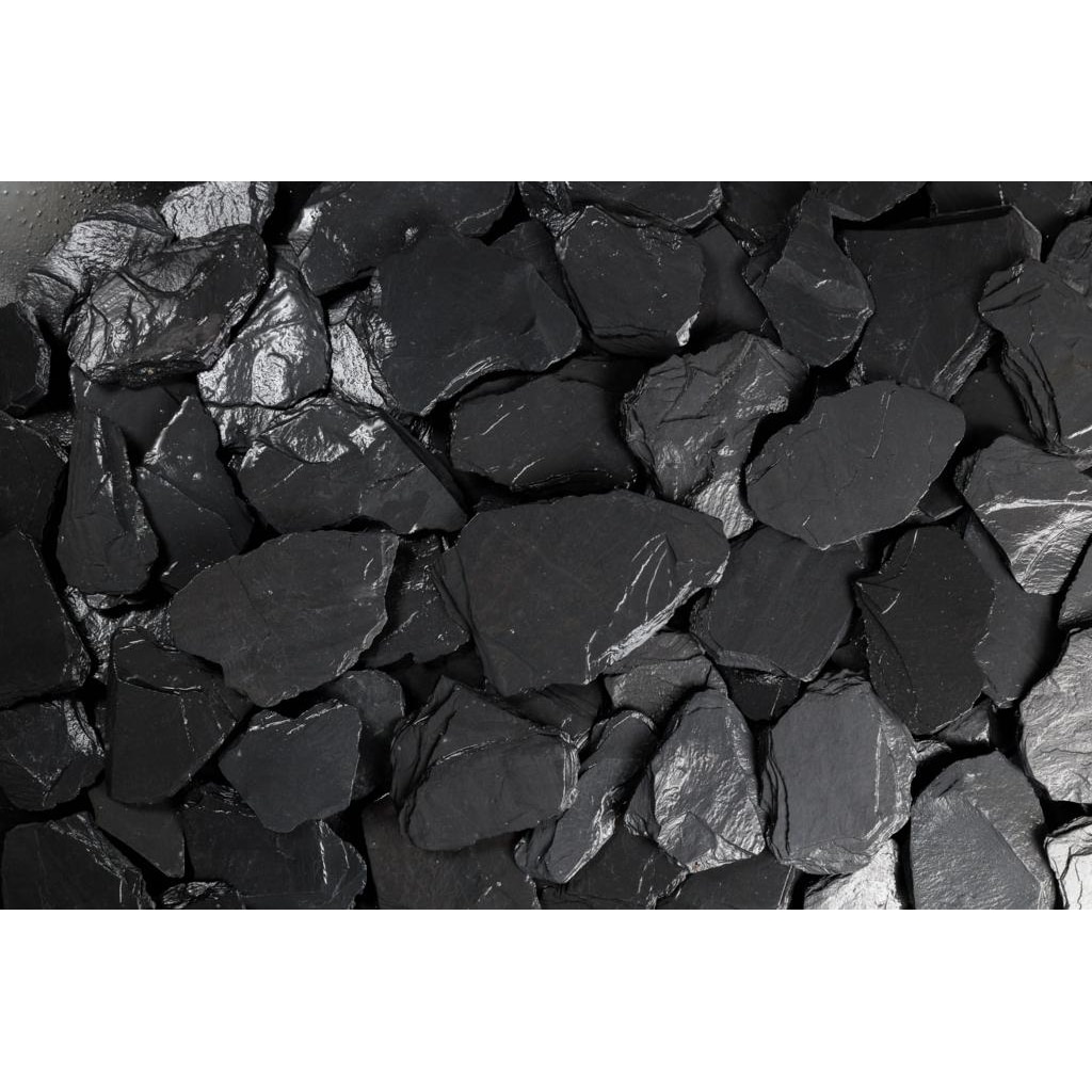 Piatra decorativa gradina Rotanis, Scoarta Ardezie, Neagra, 3-8 cm, 500 ...