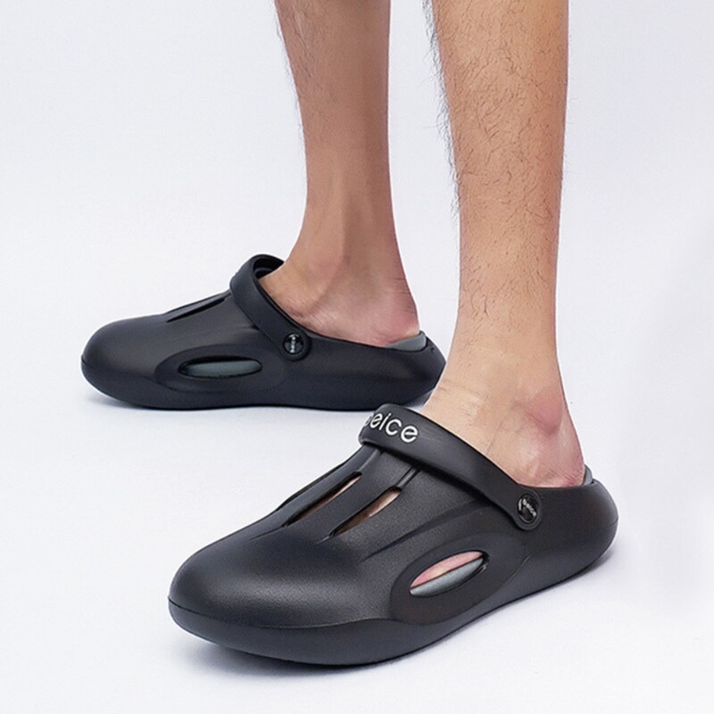 Papuci pentru barbati, Jurebecia®, EVA, confortabili si respirabili, cu ...