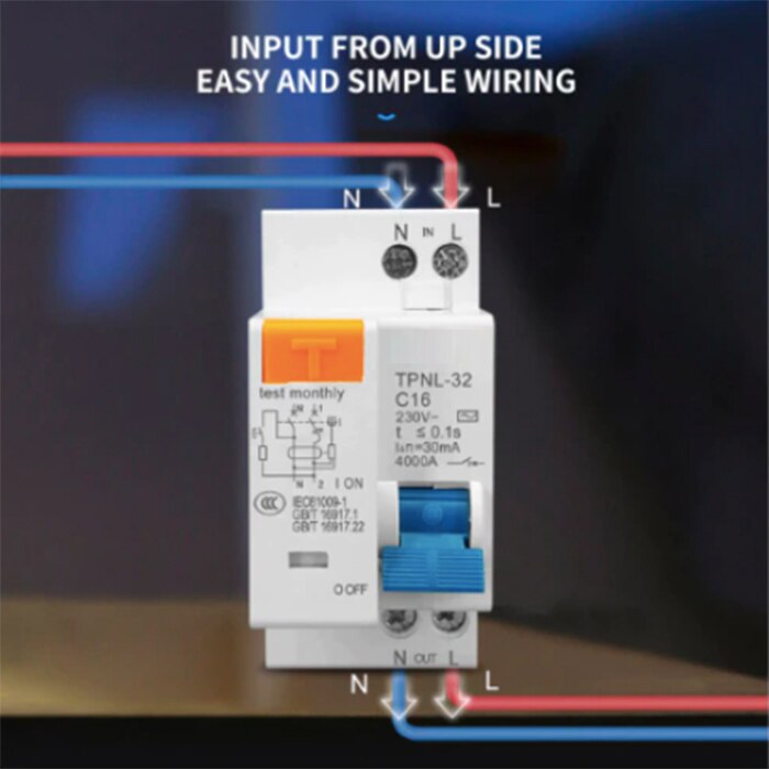 Intrerupator automat diferential RCBO 1P+N 230V 32A - eMAG.ro