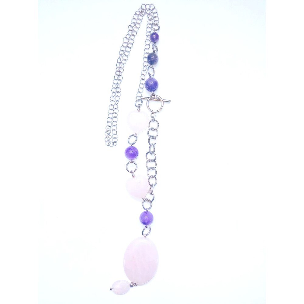 Colier Cuart Roz, 64cm - eMAG.ro