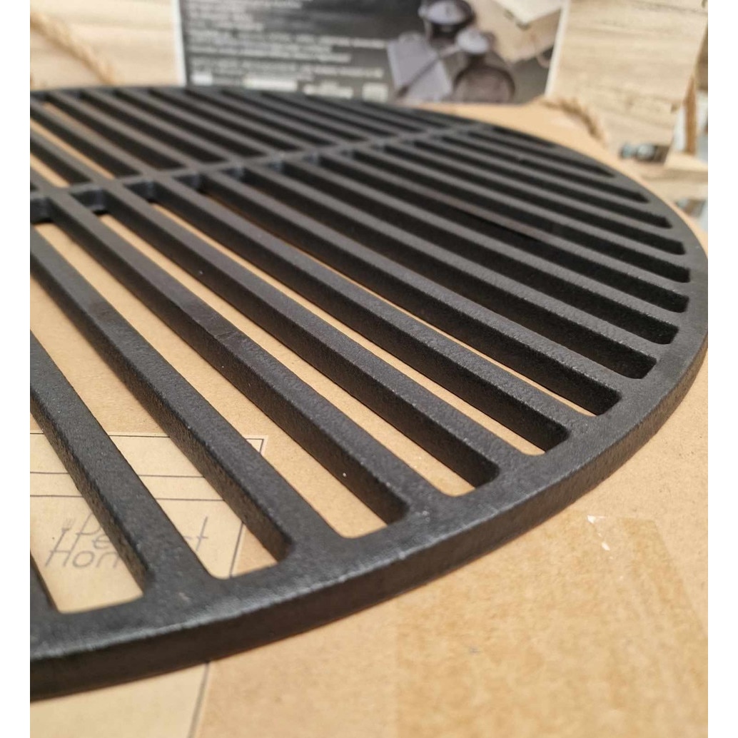 Grilaj din fonta, pentru gratar, rotund, 49.5 cm - eMAG.ro