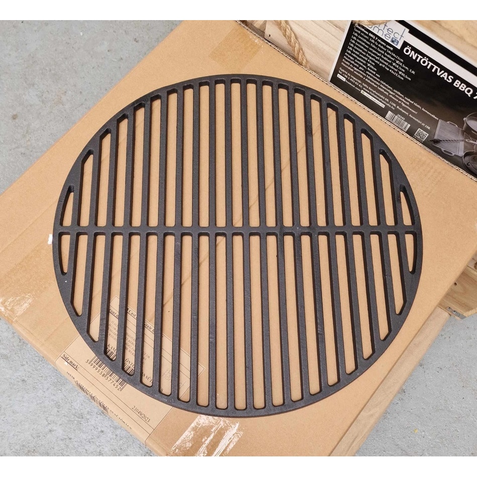 Grilaj din fonta, pentru gratar, rotund, 49.5 cm - eMAG.ro
