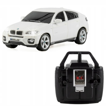 Masina cu telecomanda, 1:28 BMW X6 alba - eMAG.ro