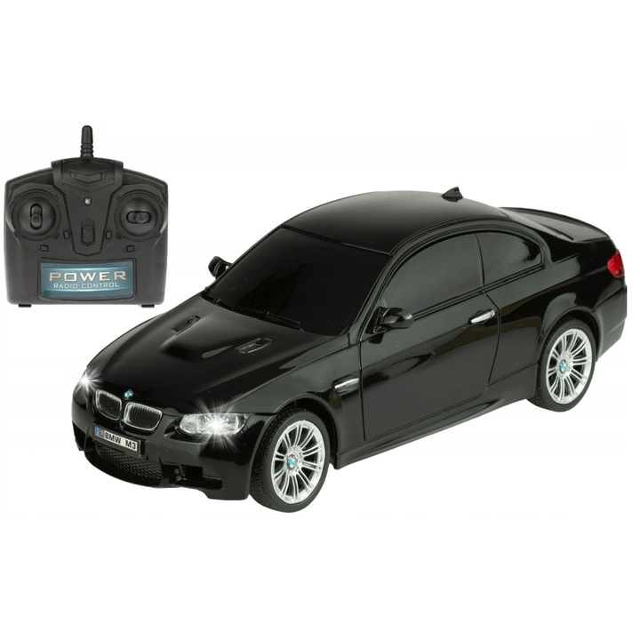Masina cu telecomanda, 1:24 BMW M3 negru - eMAG.ro