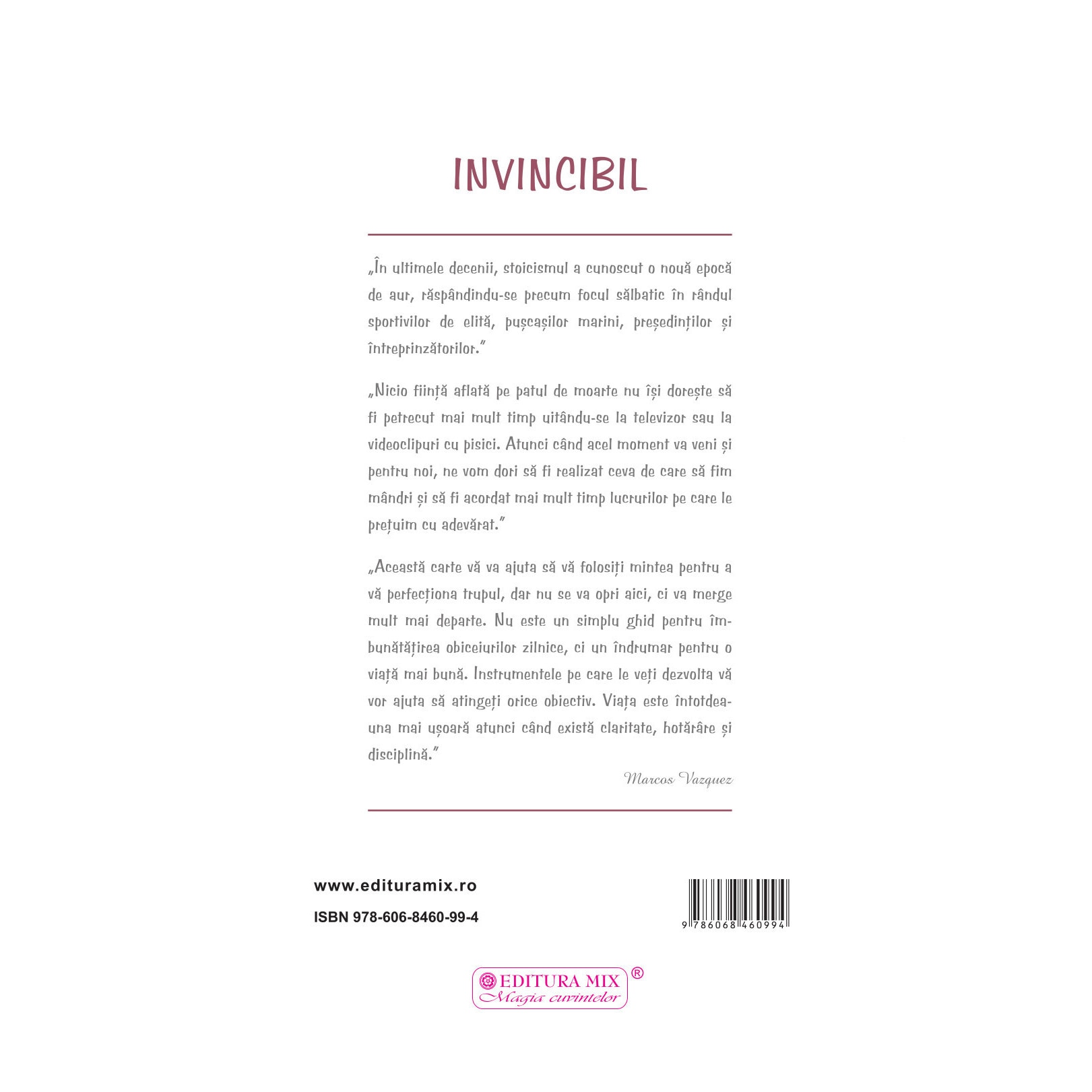 Invincibil - Marcos Vasquez - eMAG.ro