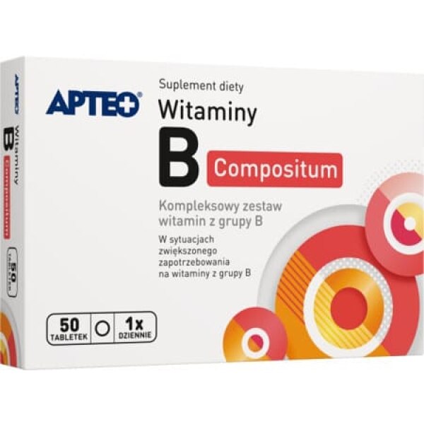 Vitamine B complex APTEO, SYNOPTIS PHARMA, 50 tablete - eMAG.ro