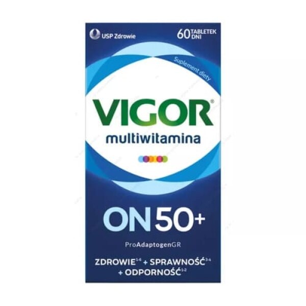 Vigor multivitamin ON 50+, tablete, 60 buc. - eMAG.ro