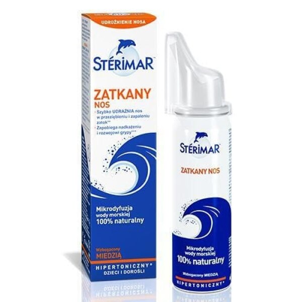 Spray hipertonic Sterimar, solutie cu cupru, pentru nas infundat, 50ml ...