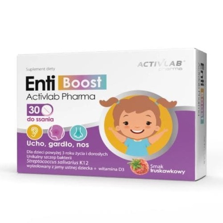 Supliment alimentar ActivLab Entiboost, tablete de supt, gust de ...