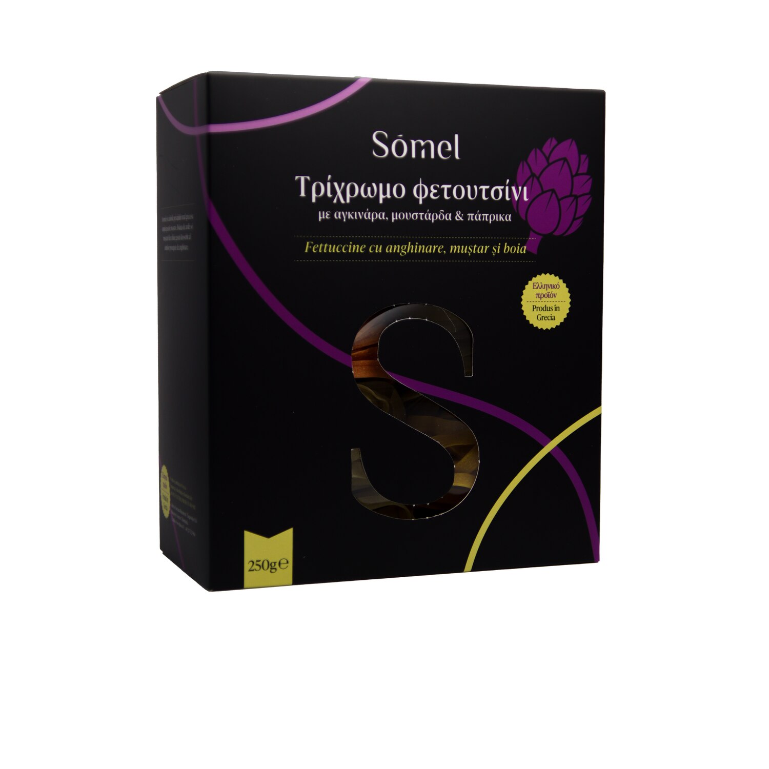 Paste Fettuccine cu Anghinare, Mustar si Boia 250g SOMEL - eMAG.ro