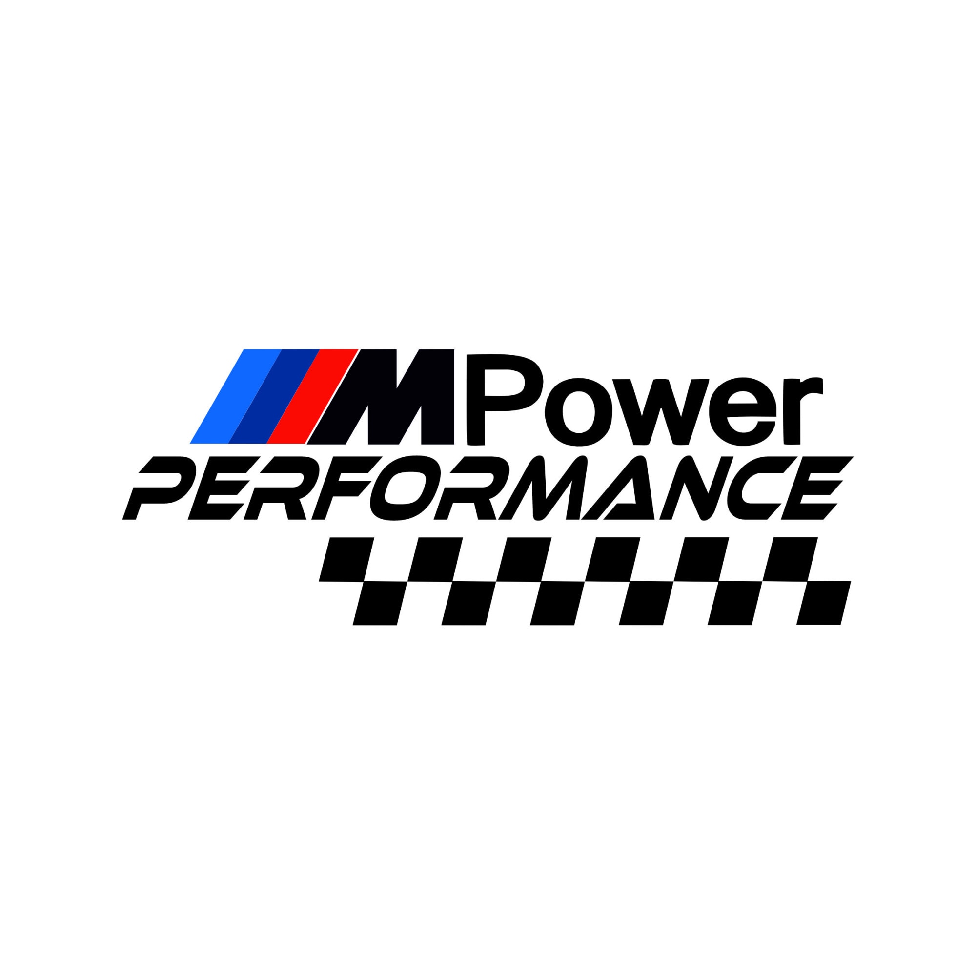 Sticker auto BMW MPower performance, negru, 26 cm - eMAG.ro