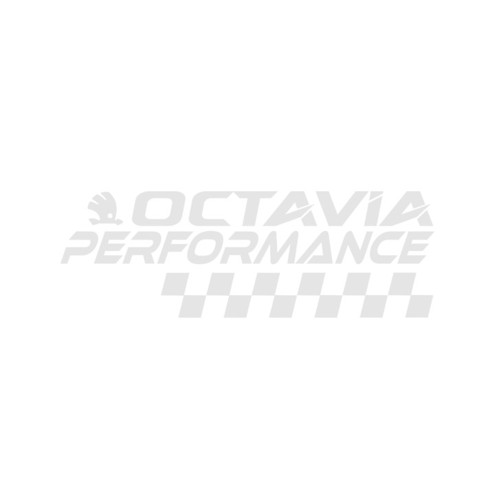 Sticker auto Skoda octavia logo performance, alb 26 cm - eMAG.ro