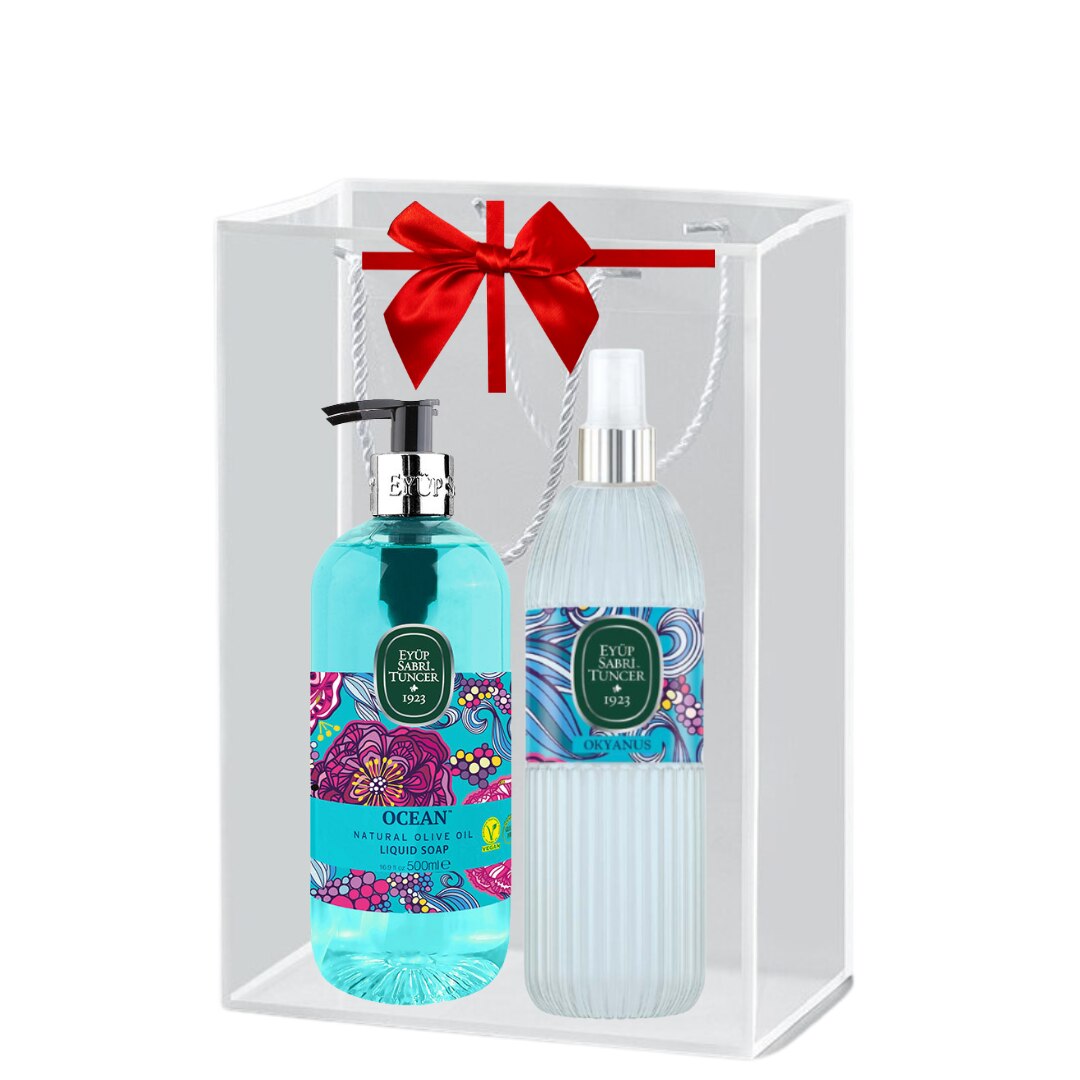 Set sapun lichid Ocean 500ml si Apa de colonie 150ml - eMAG.ro