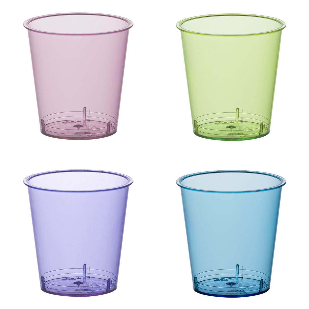 Set 16 pahare pentru shot din plastic Shopiens®, reutilizabile ...