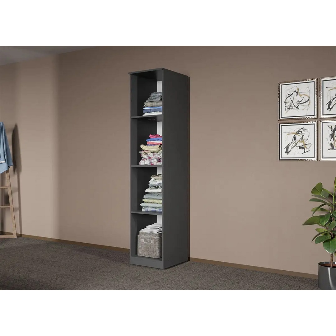 Set dormitor complet, Gri cu Flagstaff Oak, Sidney, C47, Pat 160x200 ...
