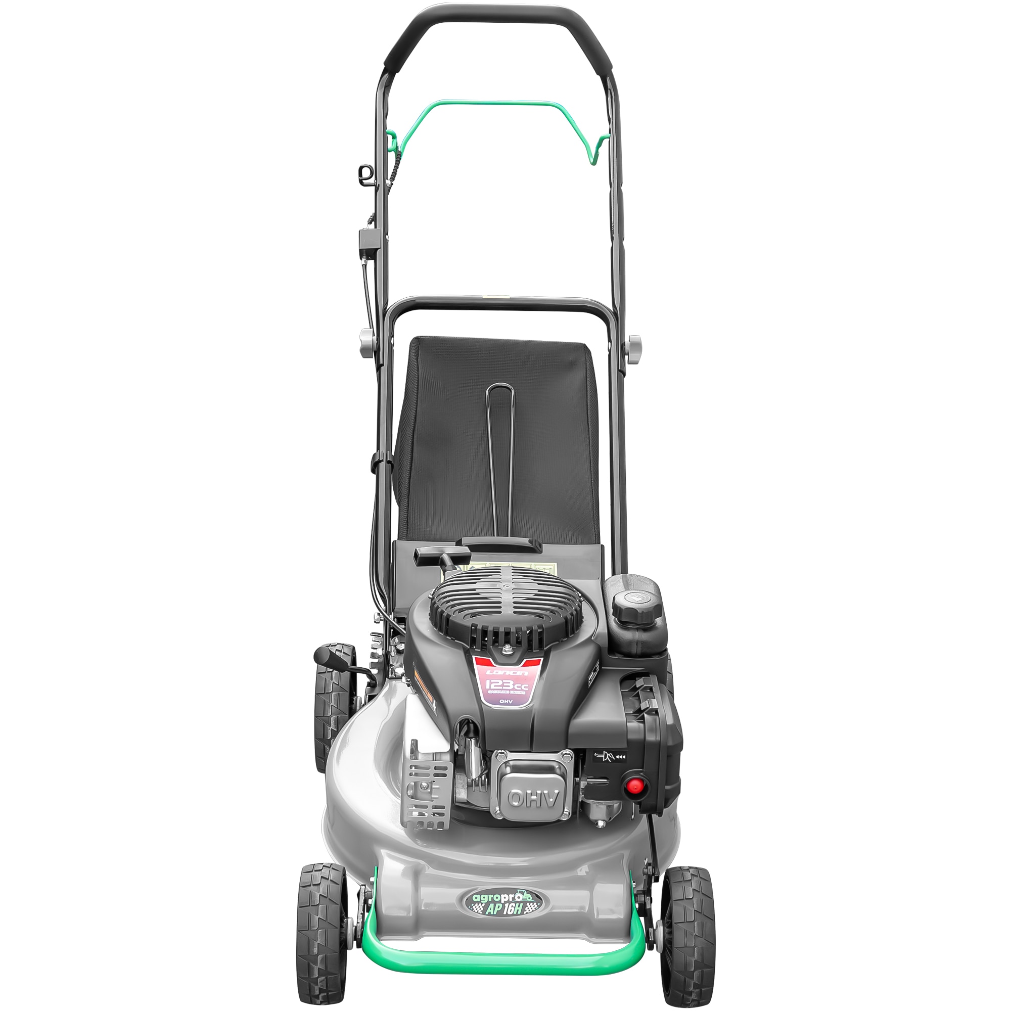 Masina de tuns gazon AgroPro AP 16H, motor Loncin, 3.5 CP, 123 cc ...