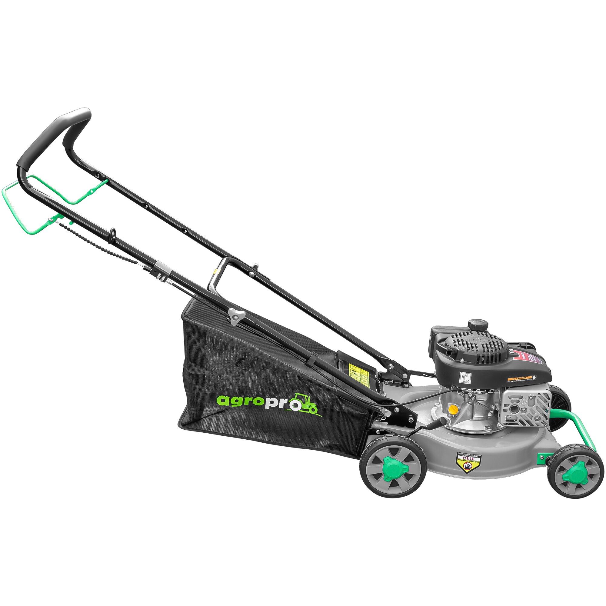 Masina de tuns gazon AgroPro AP 16H, motor Loncin, 3.5 CP, 123 cc ...