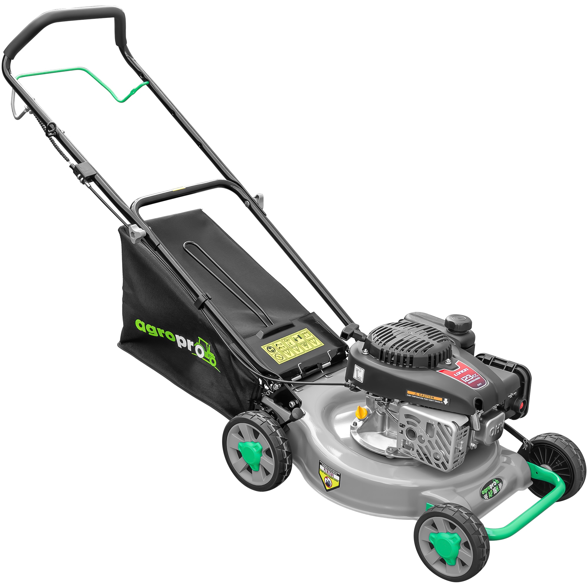 Masina de tuns gazon AgroPro AP 16H, motor Loncin, 3.5 CP, 123 cc ...