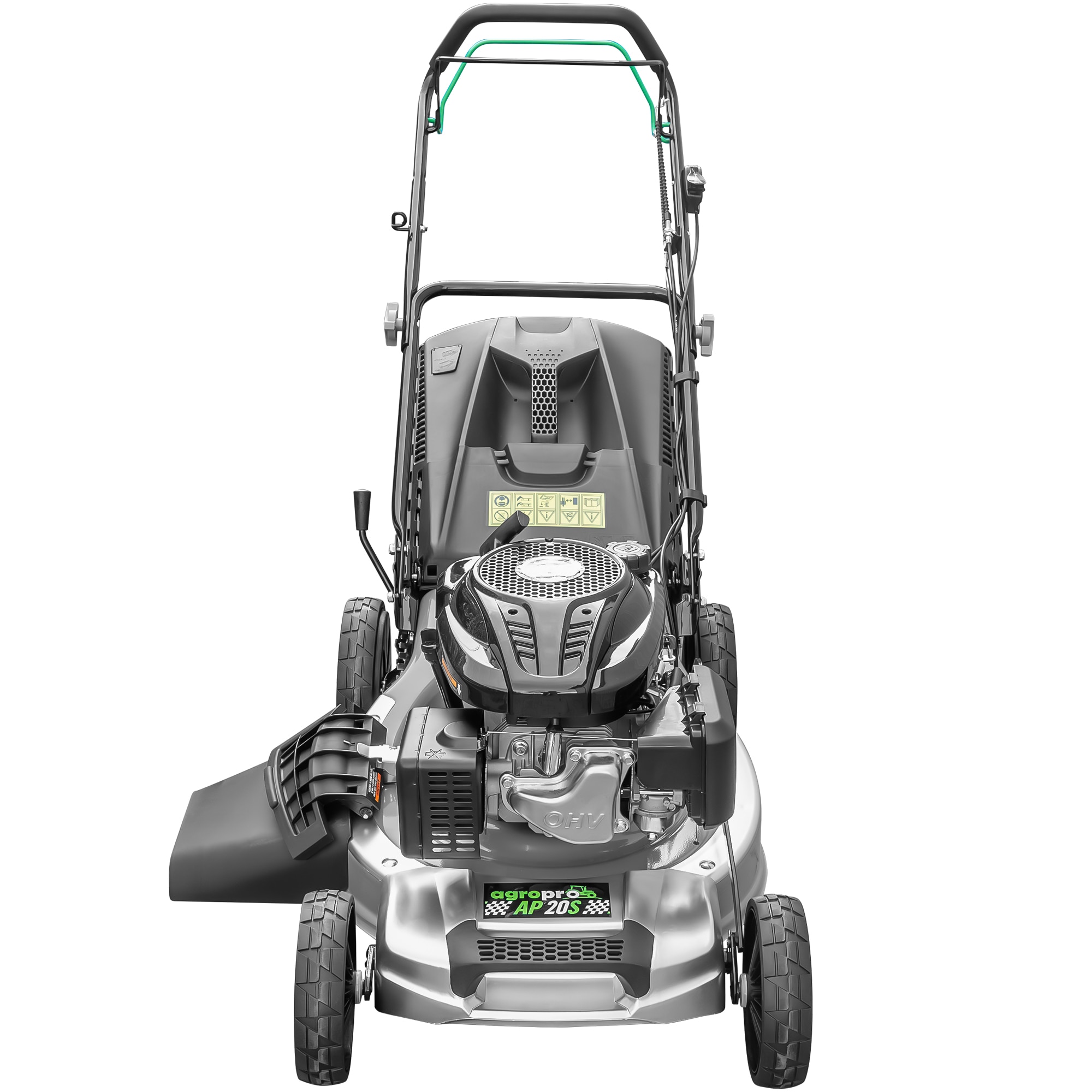 Masina de tuns gazon AgroPro AP 20S, motor Loncin, 6.5 CP, 196 cc ...