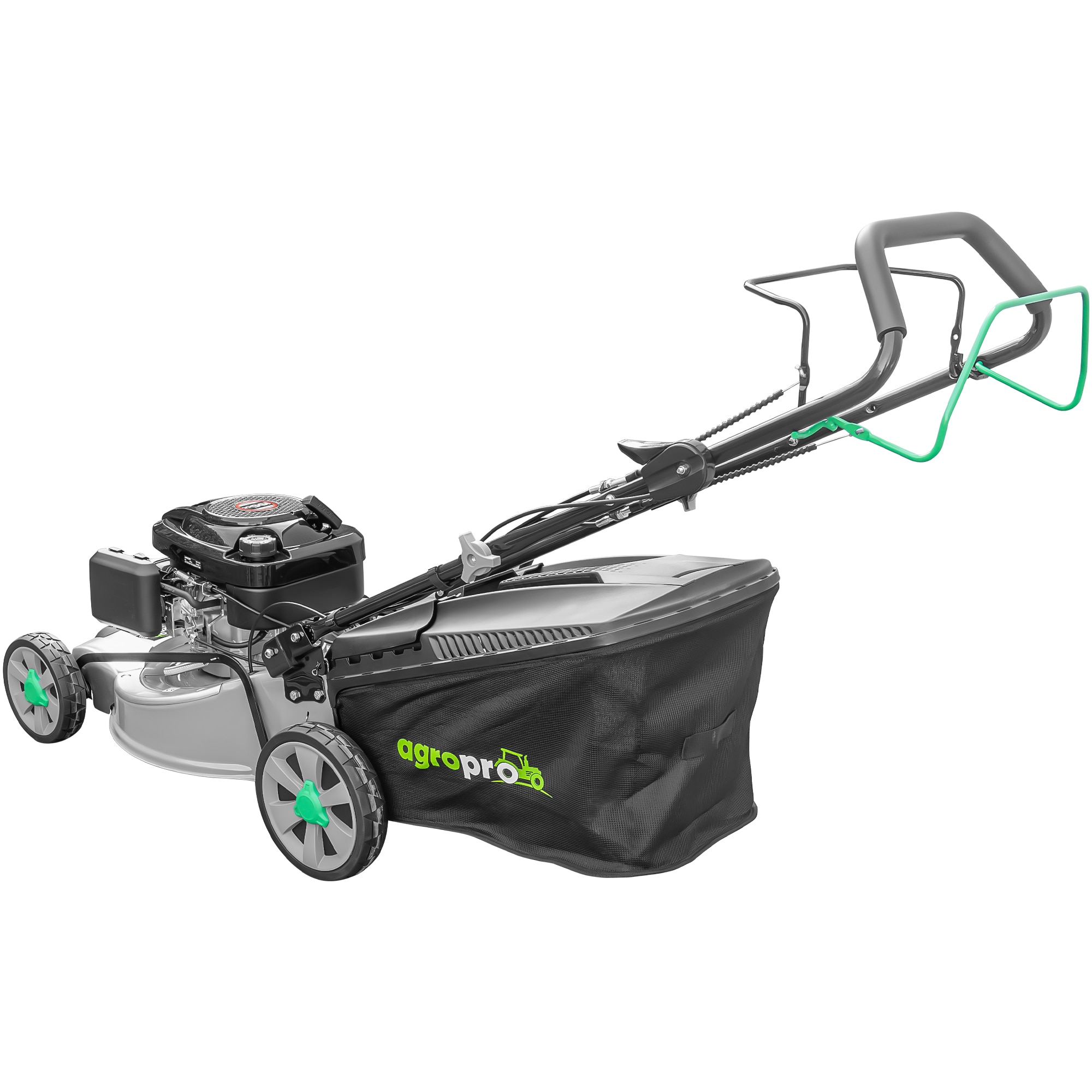 Masina de tuns gazon AgroPro AP 20S, motor Loncin, 6.5 CP, 196 cc ...