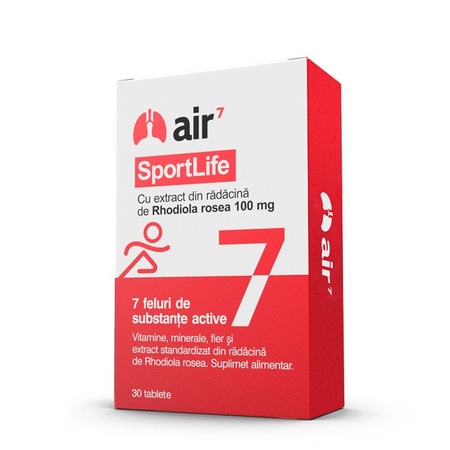 Air7 SportLife, Supliment alimentar, sapte feluri de substante active ...