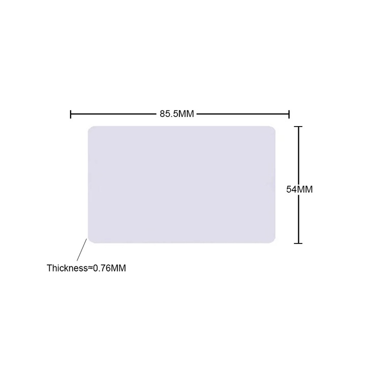 Card plactic, CUID Tag NFC213, 13.56mHz, Clone Key NFC ISO14443, acces control - eMAG.ro