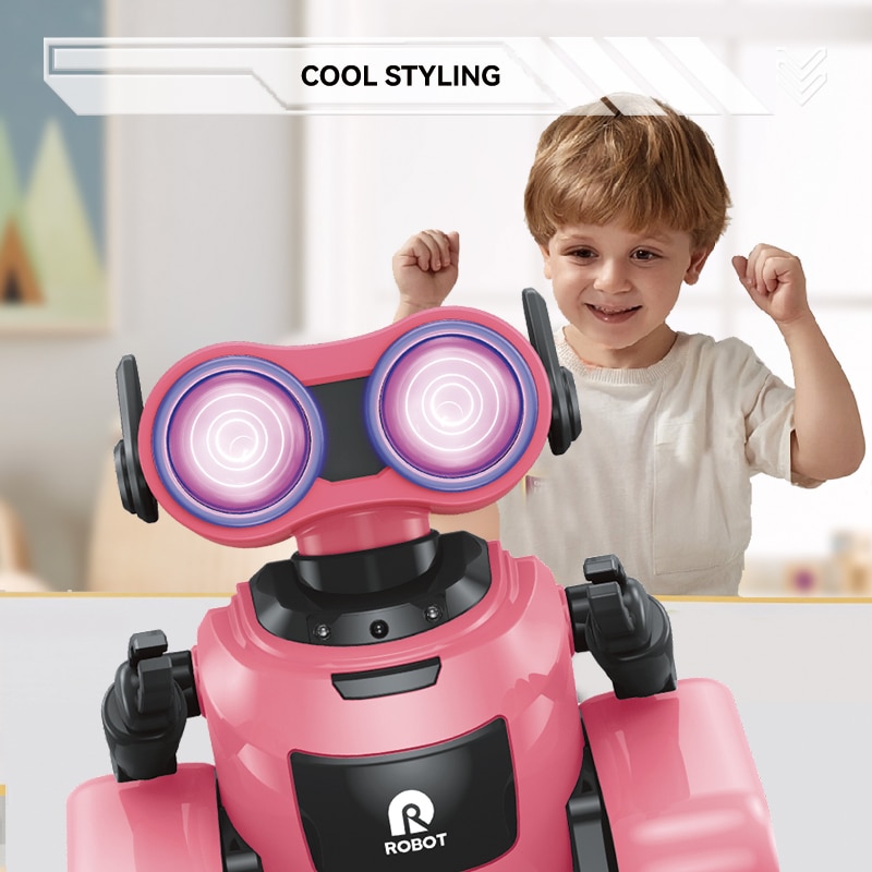 Robot ET inteligent, cu telecomanda si acumulator, raspunde la gesturi ...