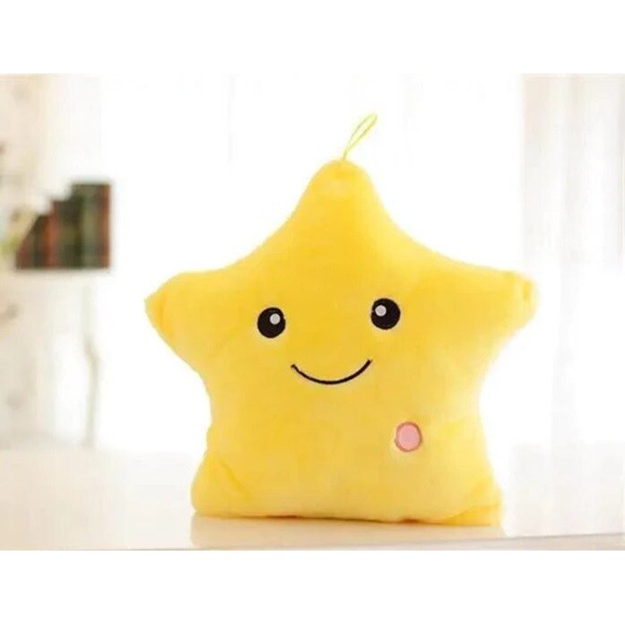 Perna stea luminoasa, galbena, 30 cm - eMAG.ro