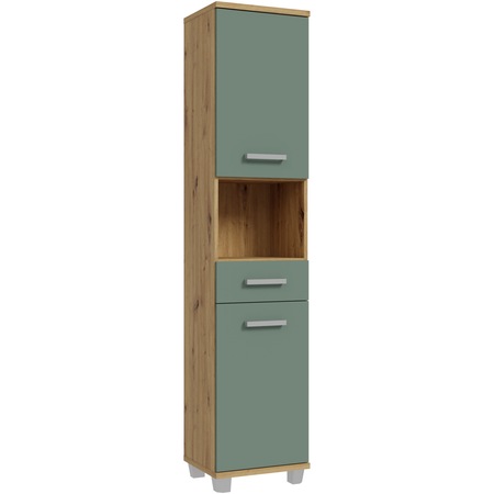 Dulap soldat baie Forte Veris, 2 usi+1 sertar, manere metal, 40.2x 34 ...
