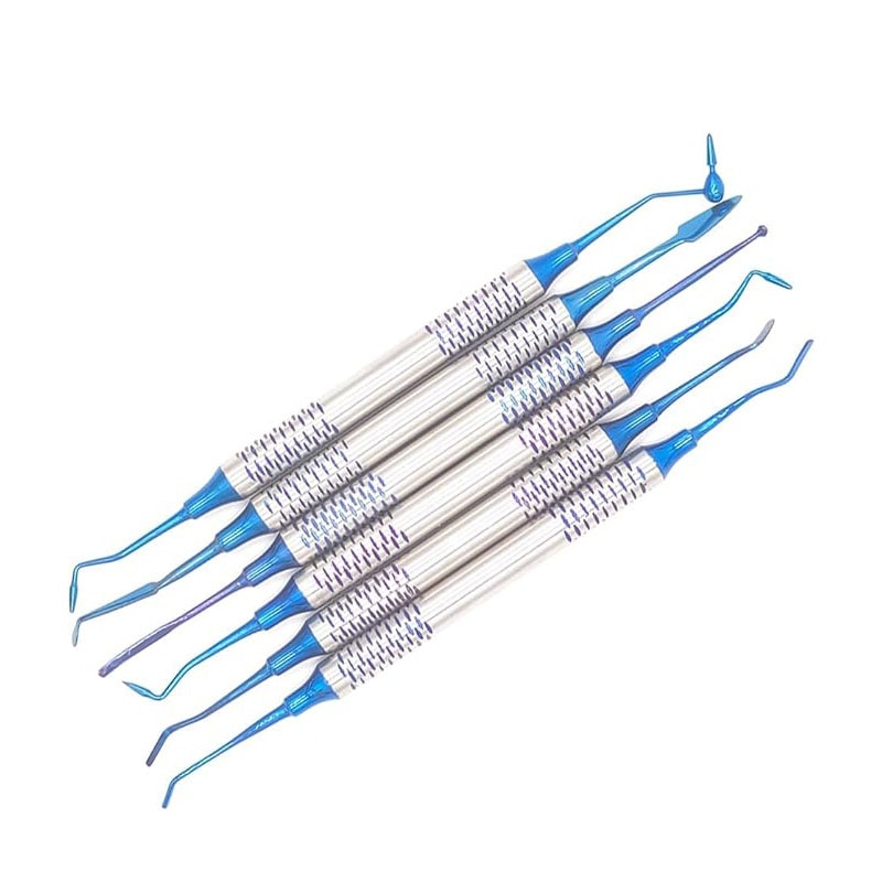 Set de 6 instrumente pentru repararea cu compozit dentar a dintilor ...